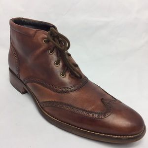 Ed Meier Shoes | Brown Lace Up Boots | Poshmark